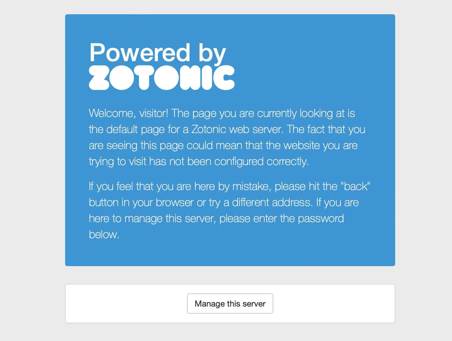 The Status site @ Zotonic